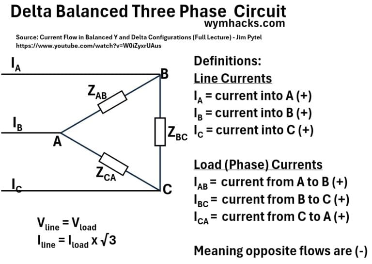 Wye and Delta Three Phase Circuits - wymhacks