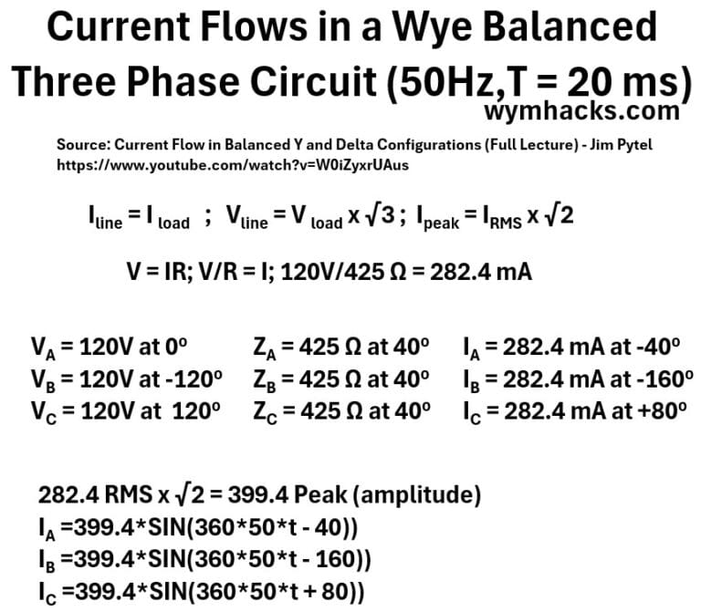 Wye and Delta Three Phase Circuits - wymhacks