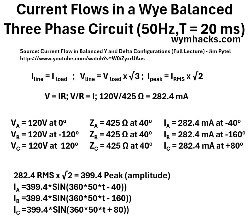 Wye and Delta Three Phase Circuits - wymhacks